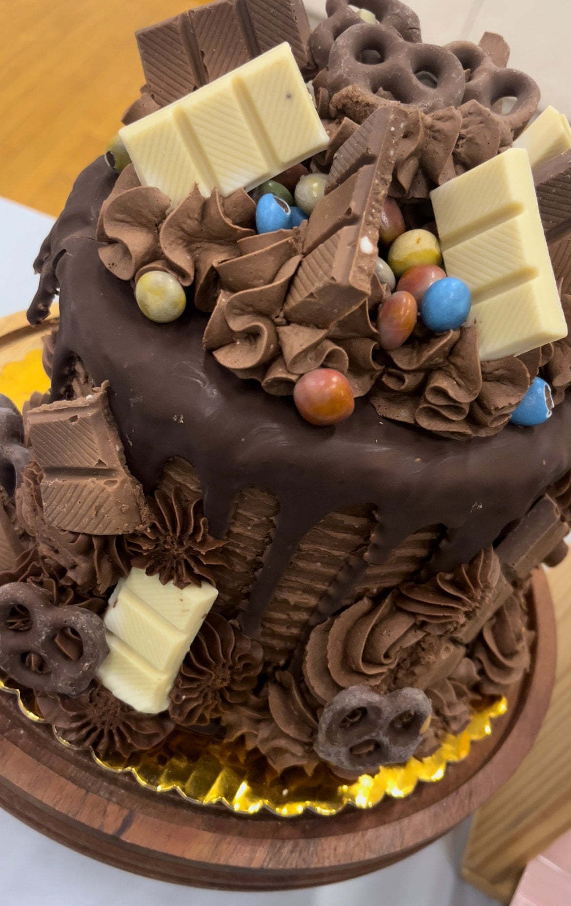 chocolate candy cake design